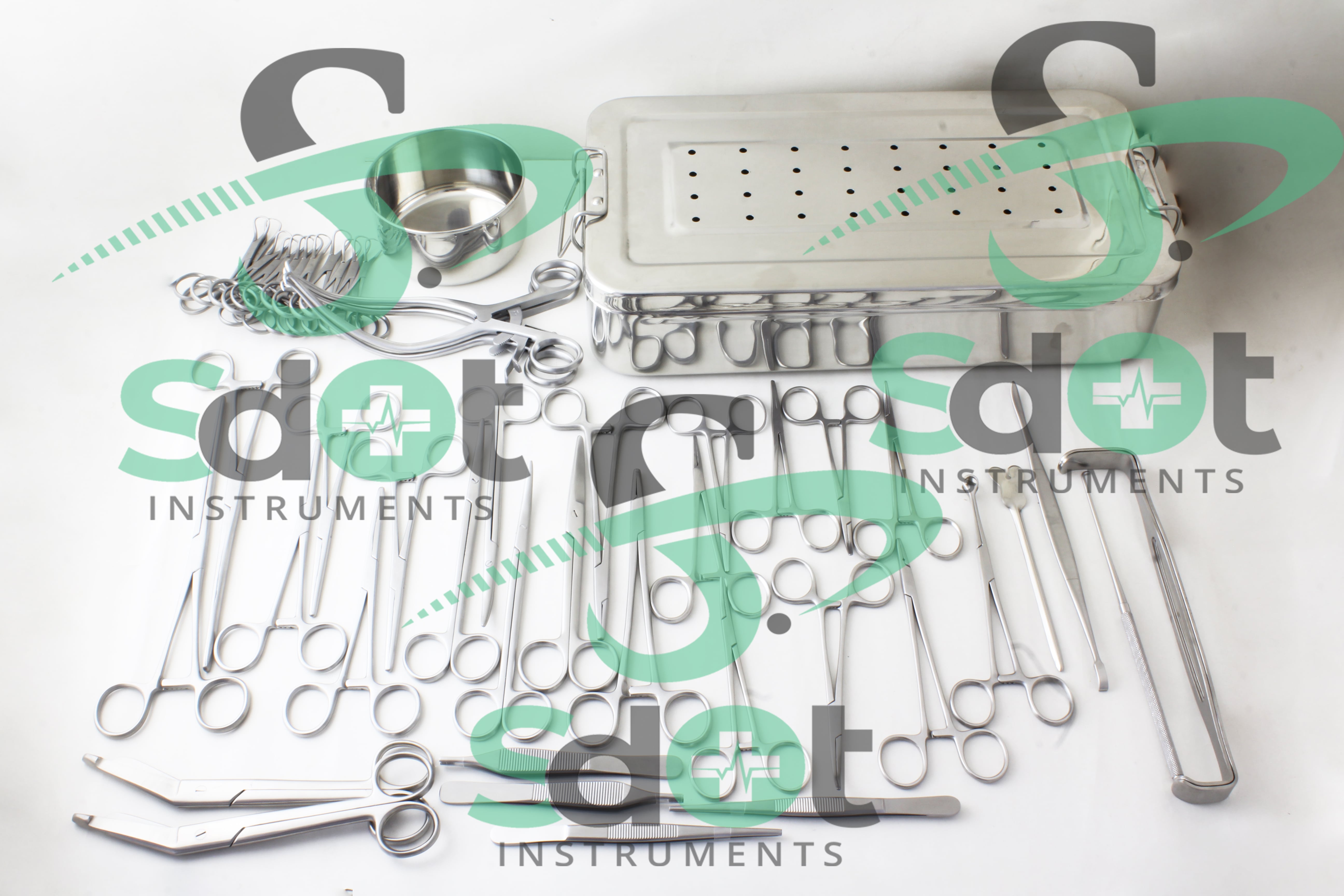 Deluxe Veterinary Surgery Instruments Kit High Grade Stainless Steel By ...